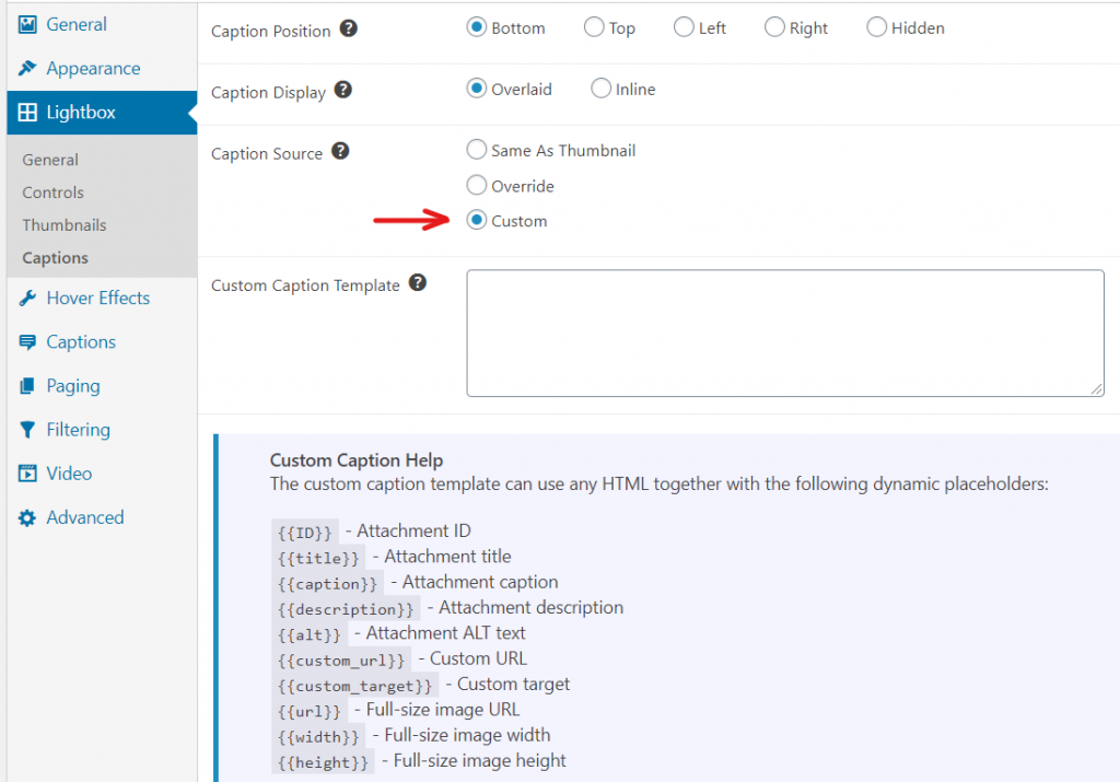 Custom Lightbox Captions: New To FooGallery PRO - FooPlugins