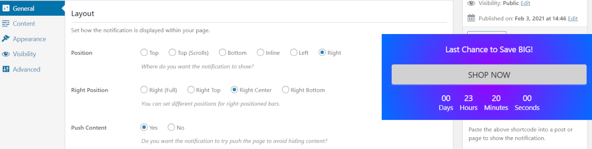 How To Create Effective Countdown Notification Bars - FooPlugins