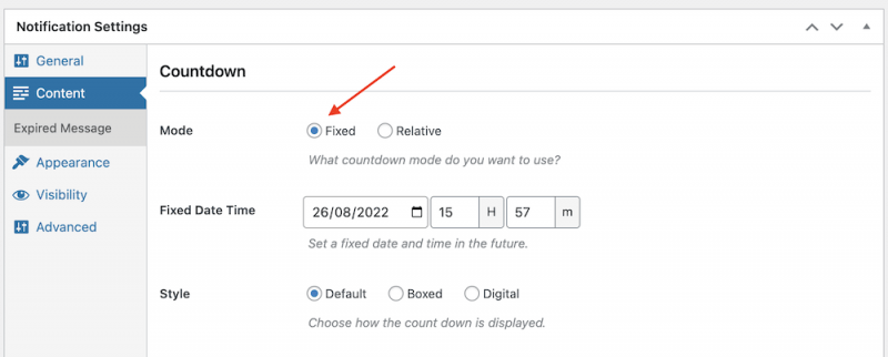 Countdown Bar - FooPlugins