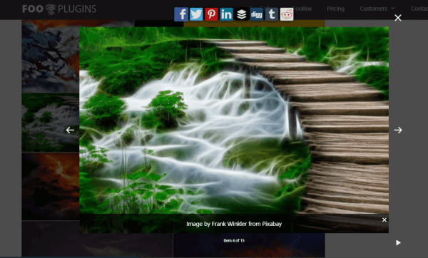 How To Create A Lightbox Effect On WordPress Image Galleries - FooPlugins