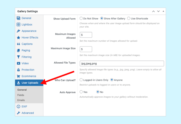 User Uploads - FooPlugins